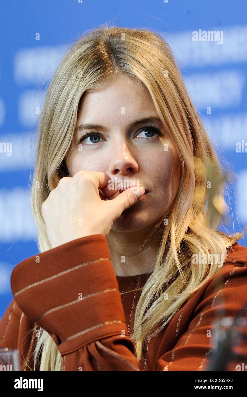 Sienna Miller attending The Lost City of Z Press Conference during the ...