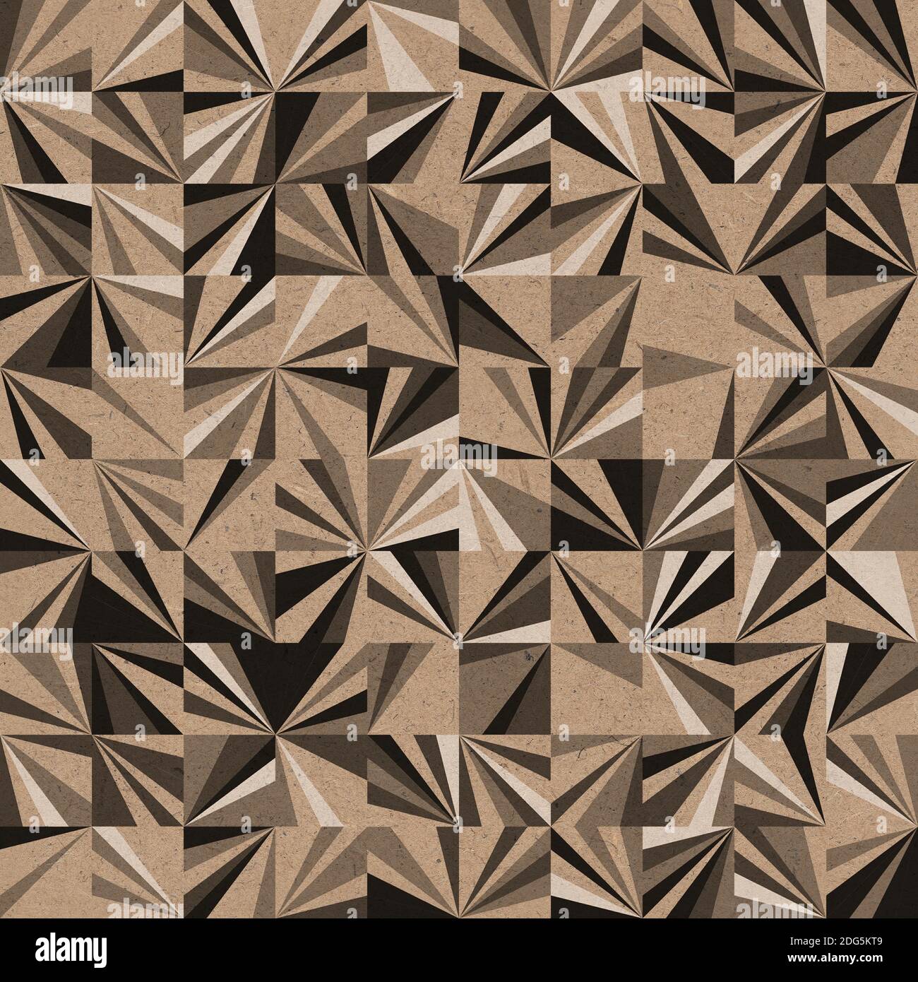 Seamless geometric pattern on cardboard for print Stock Photo - Alamy