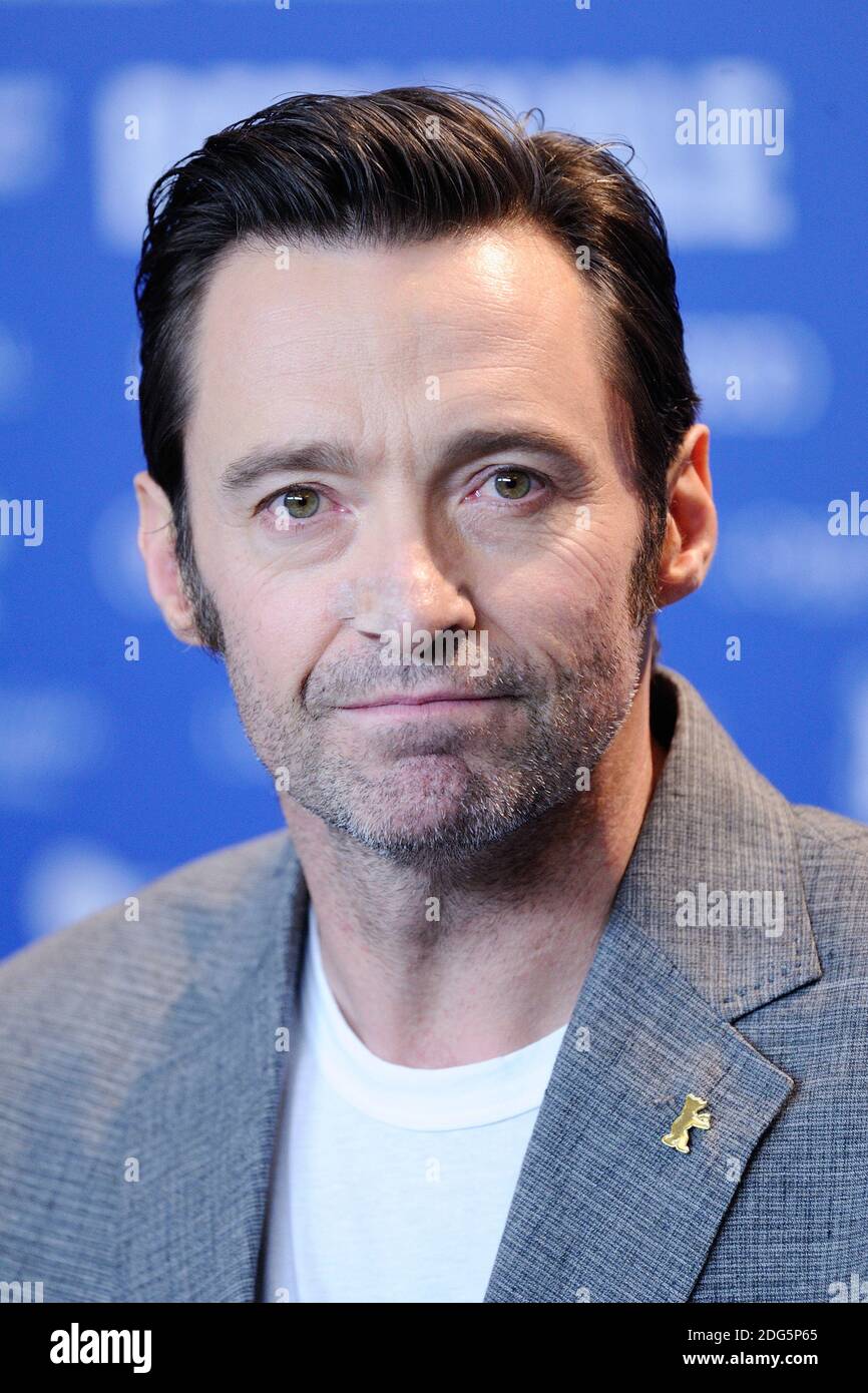 Hugh Jackman attending Logan Press Conference during the 67th Berlin ...
