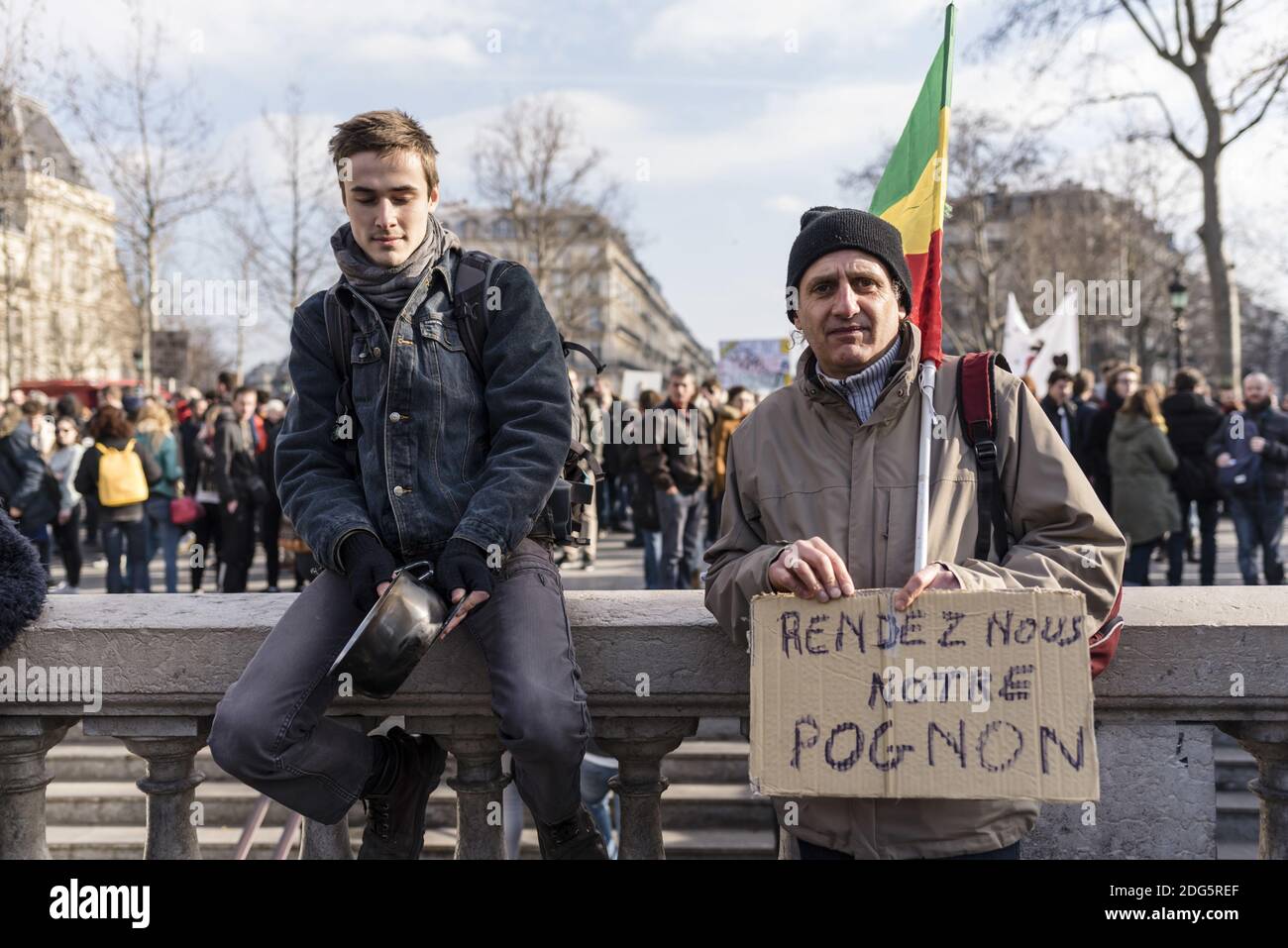 Two thousands demonstrators stage a protest against political ...