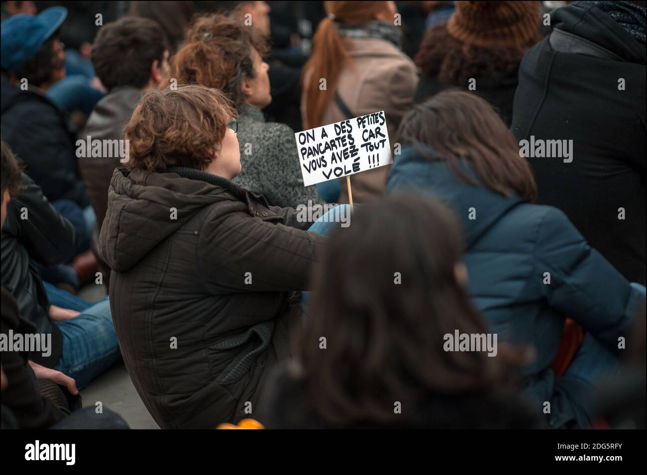 People participate in a protest against political corruption at Place ...