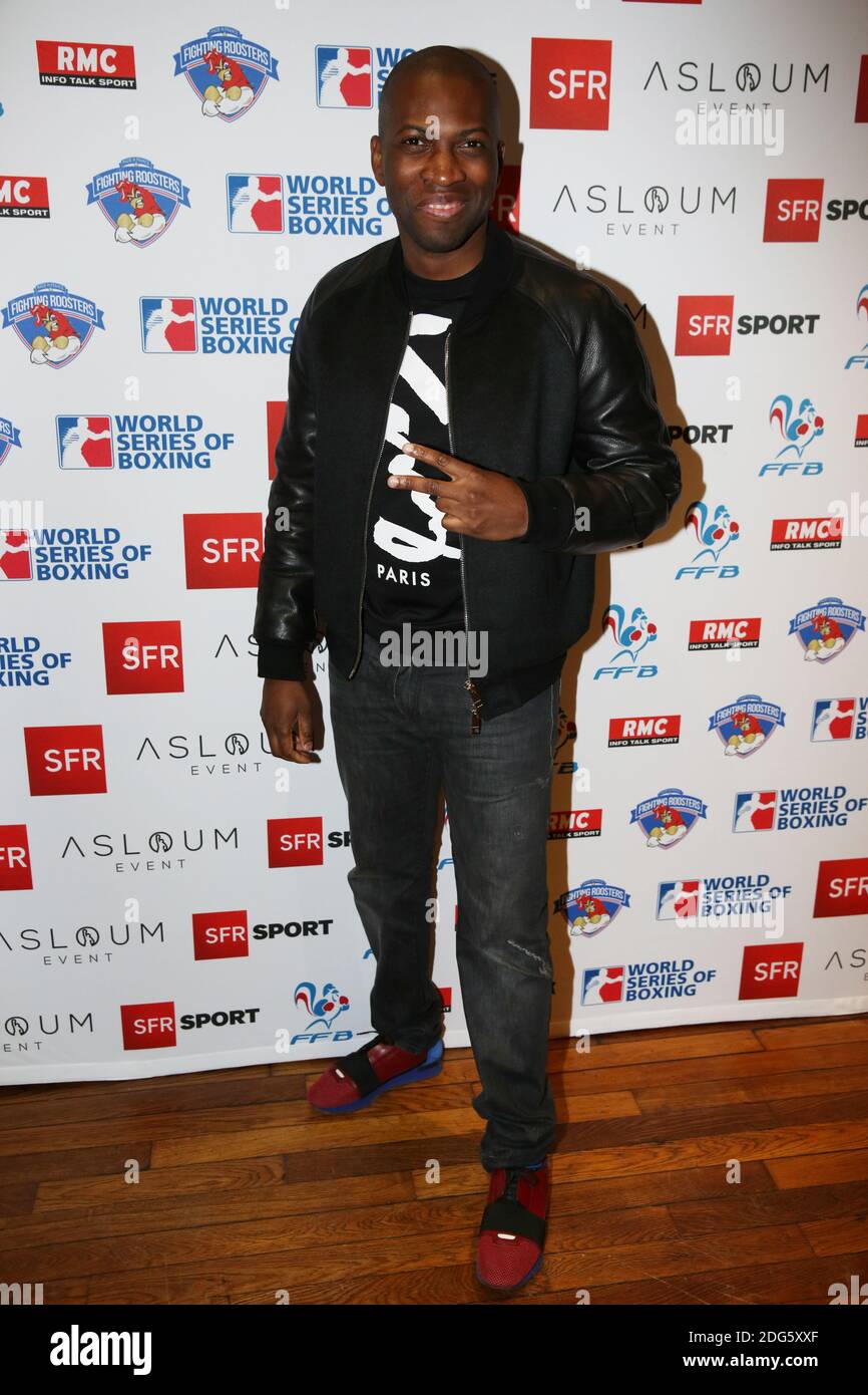 Yannick lors des World Series of Boxing ou les Fighting Roosters ...