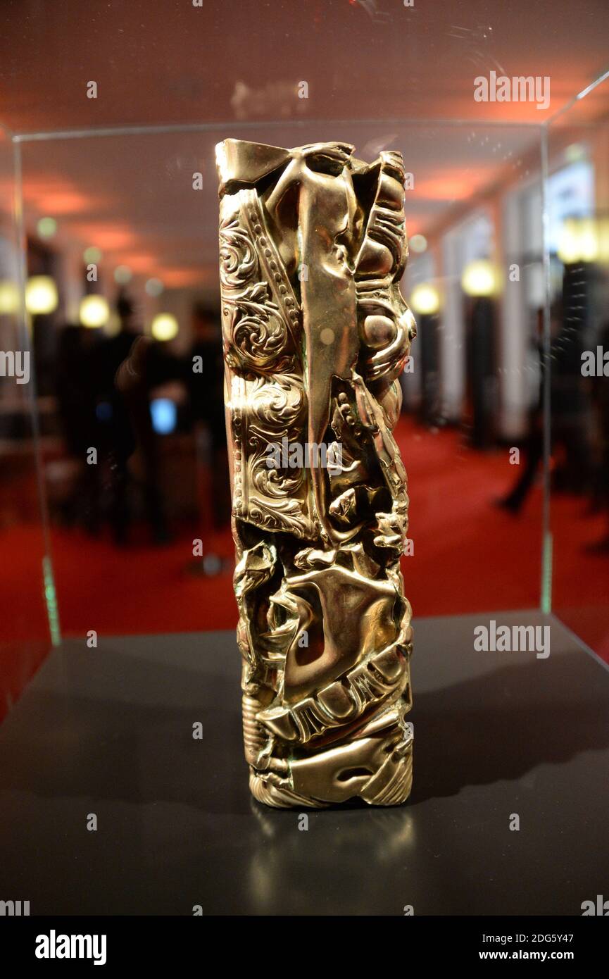 A Cesar trophy during the 42nd Annual Cesar Cinema Awards held at the ...