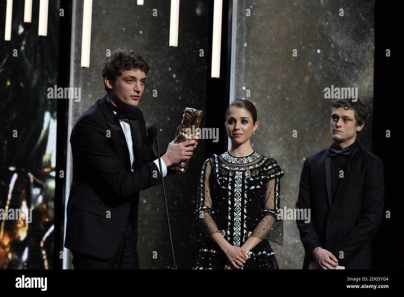 Niels Schneider during the 42nd Annual Cesar Film Awards ceremony held ...