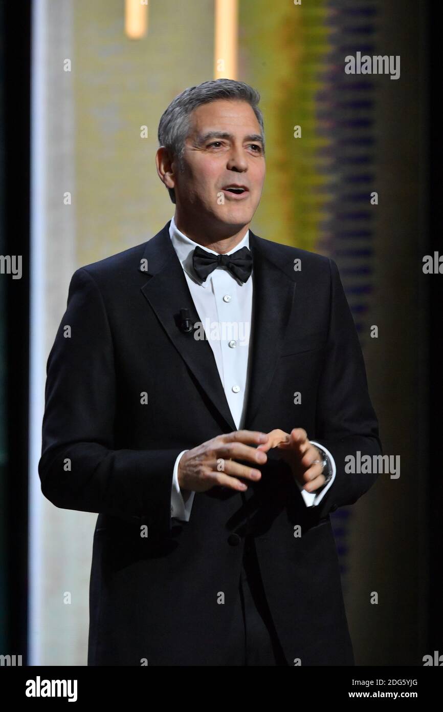 George Clooney during the 42nd Annual Cesar Film Awards ceremony held ...