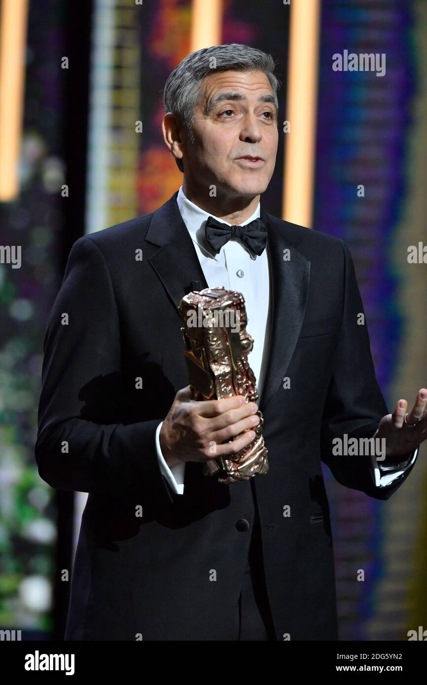 George Clooney during the 42nd Annual Cesar Film Awards ceremony held ...