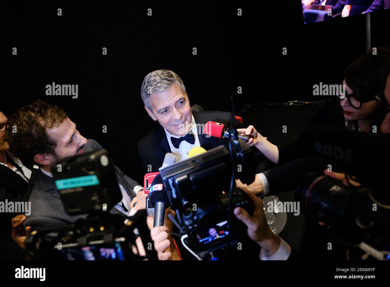 George Clooney during the 42nd Annual Cesar Film Awards ceremony held ...