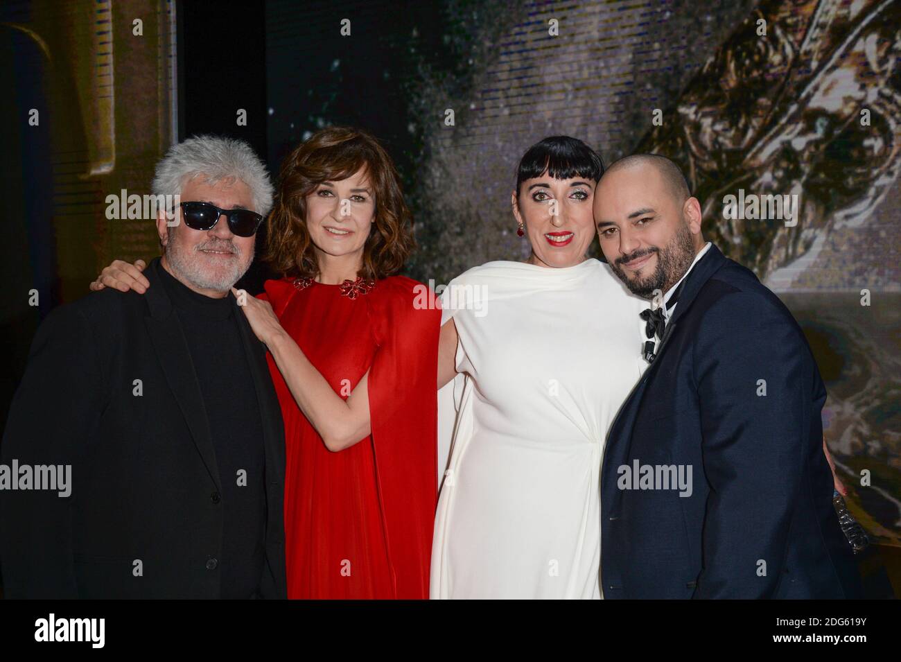Pedro Almodovar, Valerie Lemercier, Rossi de Palma and Jerome ...