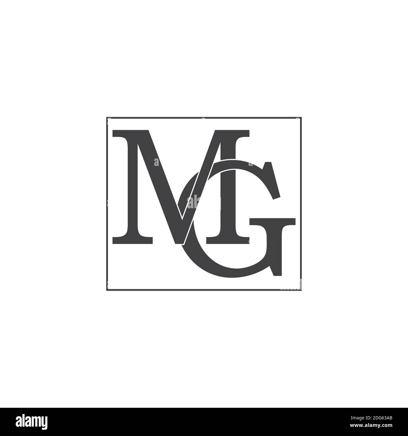 Mg logo brand badge Stock Vector Images - Alamy