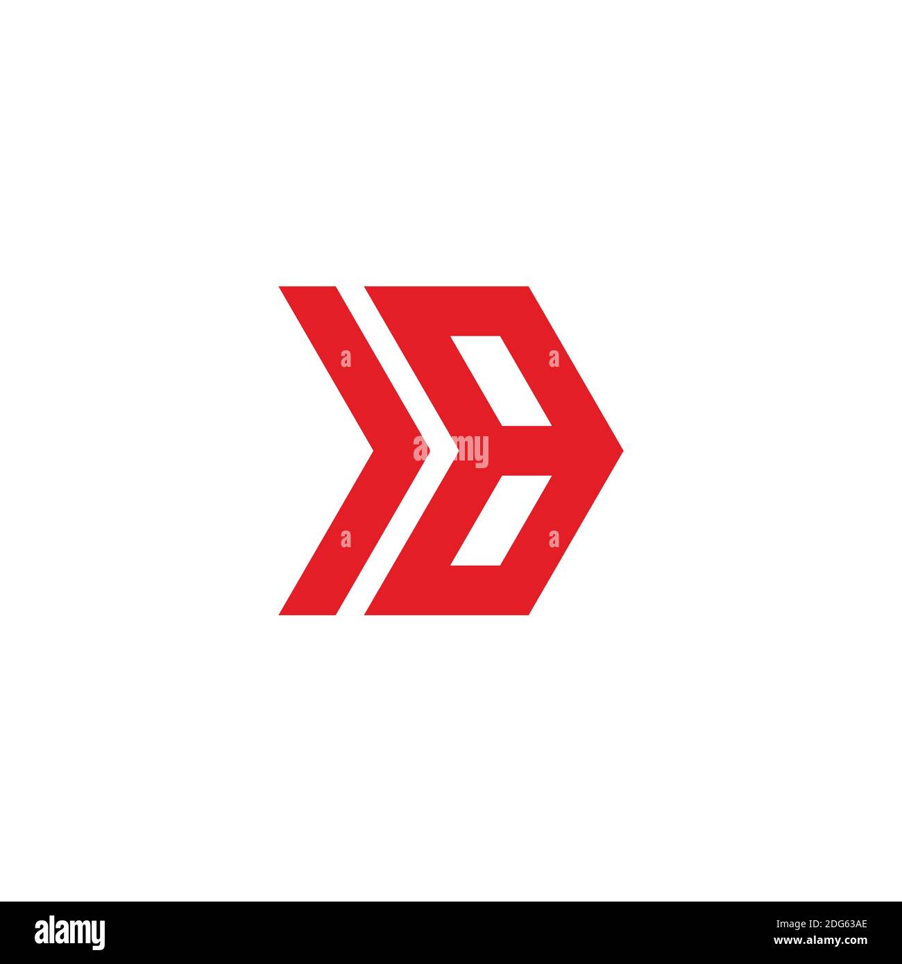 abstract number 8 arrow geometric line logo vector Stock Vector Image ...