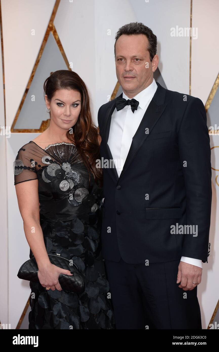 Vince Vaughn and Kyla Weber arriving for the 89th Academy Awards ...