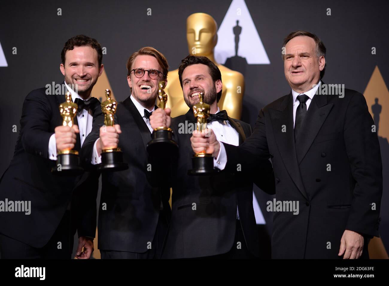 Visual effects artists Dan Lemmon, Andrew R. Jones, Adam Valdez and ...