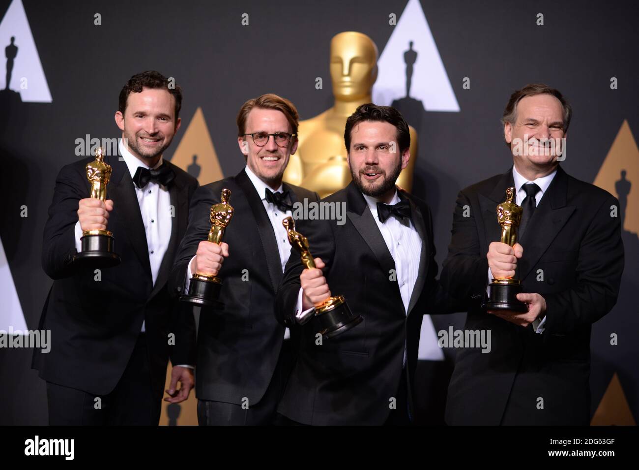 Visual effects artists Dan Lemmon, Andrew R. Jones, Adam Valdez and ...