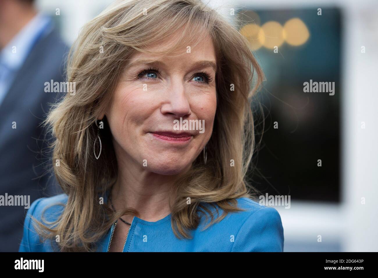 Euro Disney president Catherine Powell during a ceremony to mark the ...