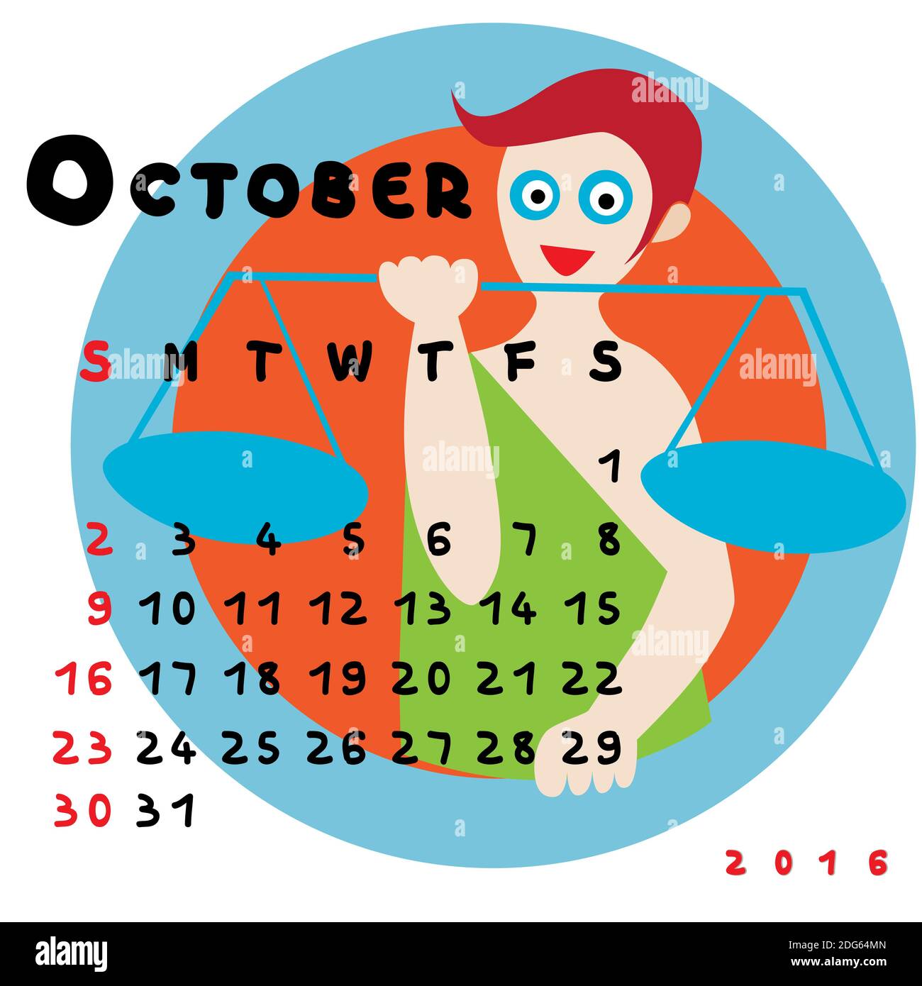 2016 october libra Stock Photo - Alamy