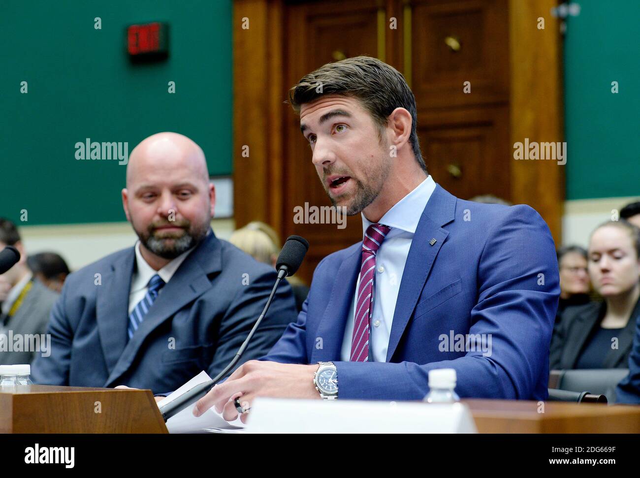 American Olympic gold medalists Michael Phelps testifies to House ...