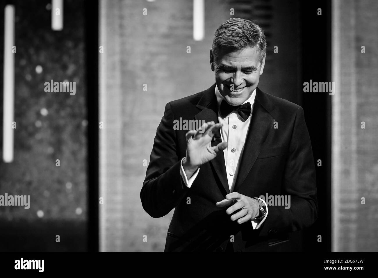George Clooney during the 42nd Annual Cesar Film Awards ceremony held ...