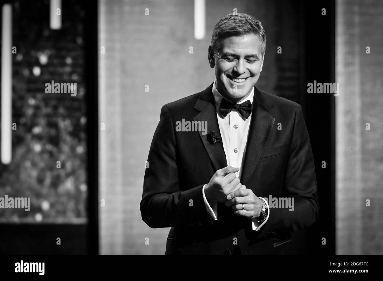 George Clooney during the 42nd Annual Cesar Film Awards ceremony held ...