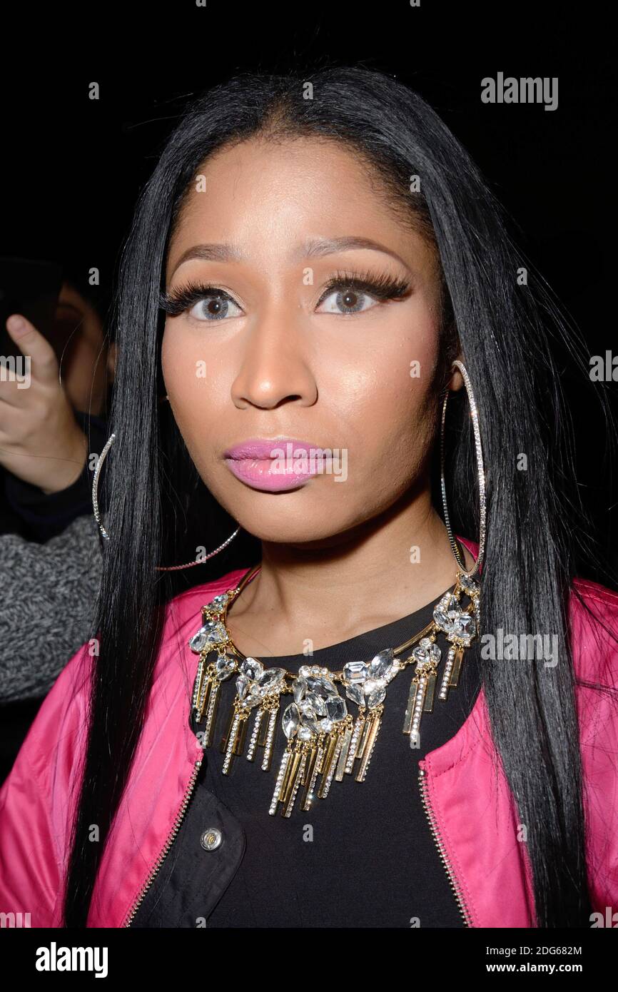 Nicki Minaj attending the H&M Studio show at the Tennis Club of Paris ...