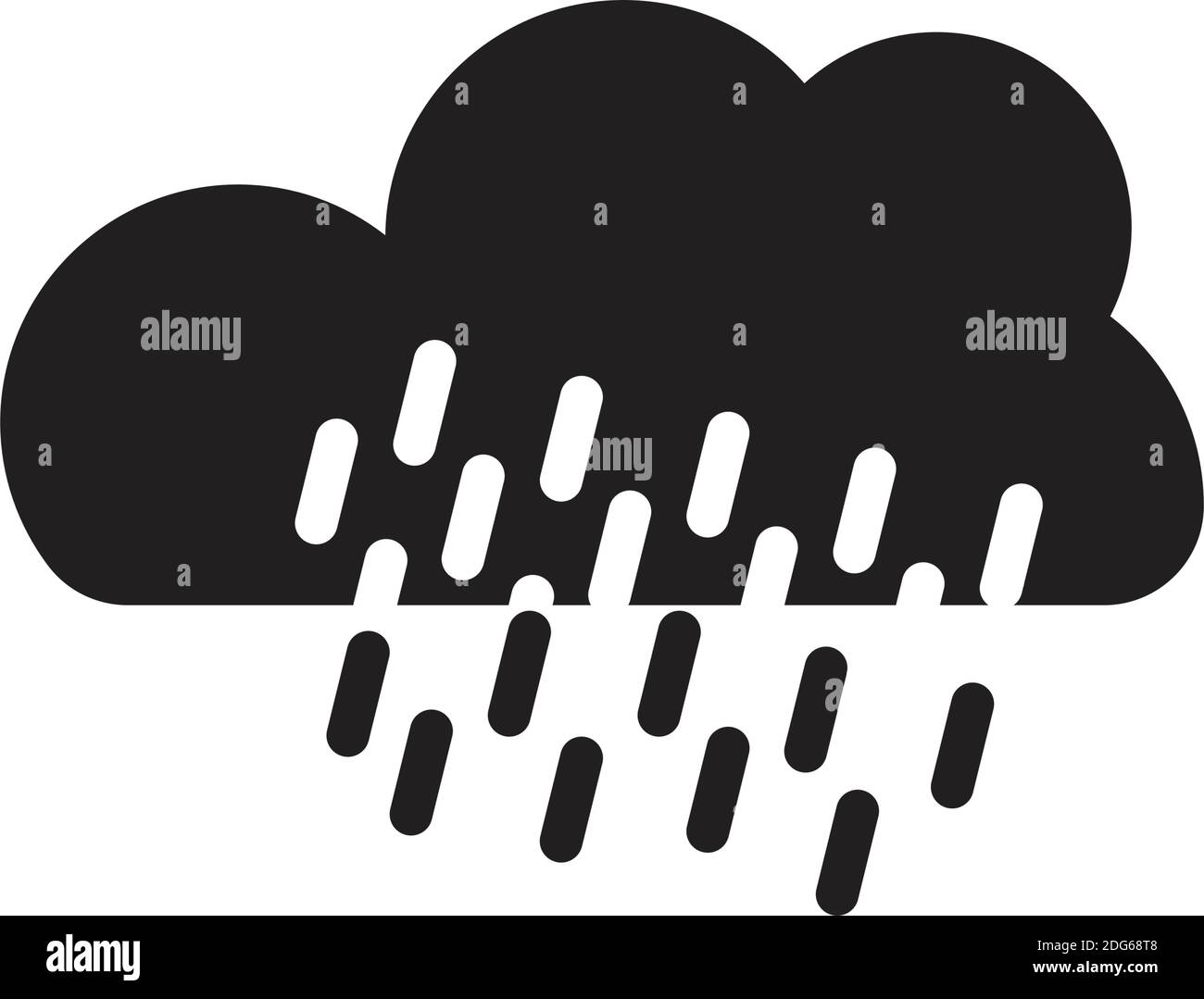 Rain cloud vector illustration design Stock Vector Image & Art - Alamy