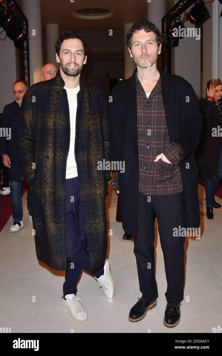Olivier Coursier and Simon Buret (Aaron) attending the Alexis Mabille ...
