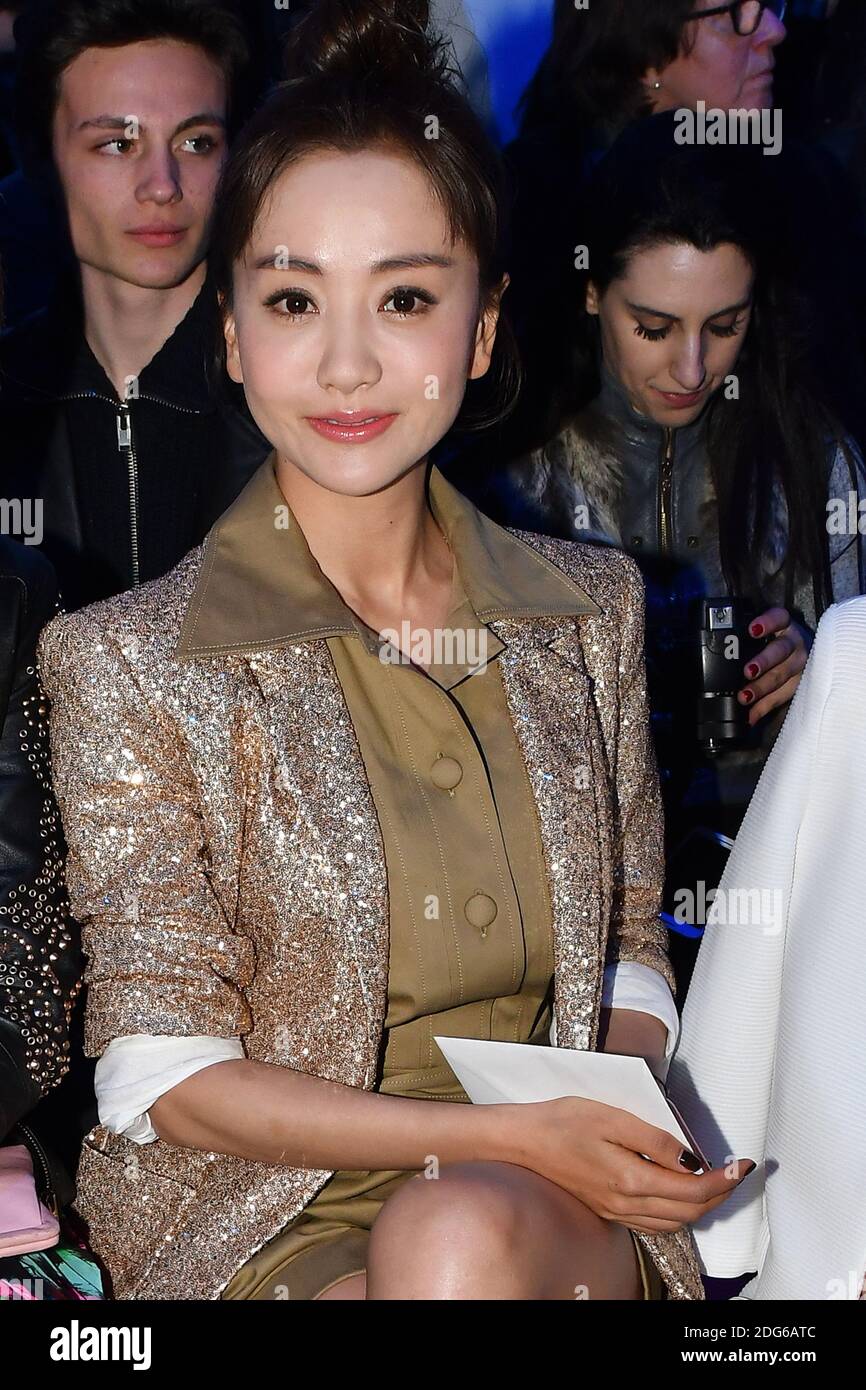 Rong Yang attending the Pascal Millet show during Paris Fashion Week ...