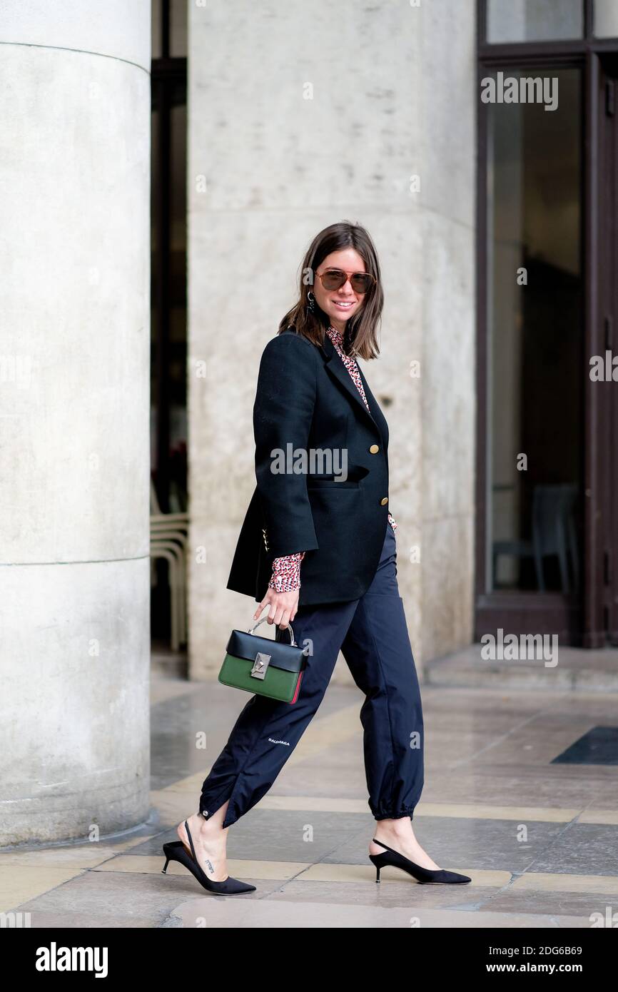 Street style, Natasha Goldenberg arriving at Paco Rabanne Fall-Winter ...