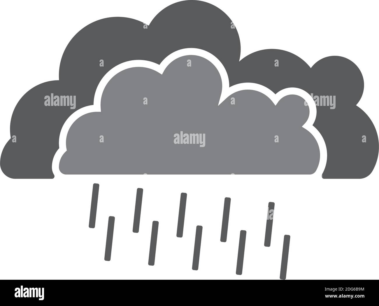 Rain cloud vector illustration design Stock Vector Image & Art - Alamy