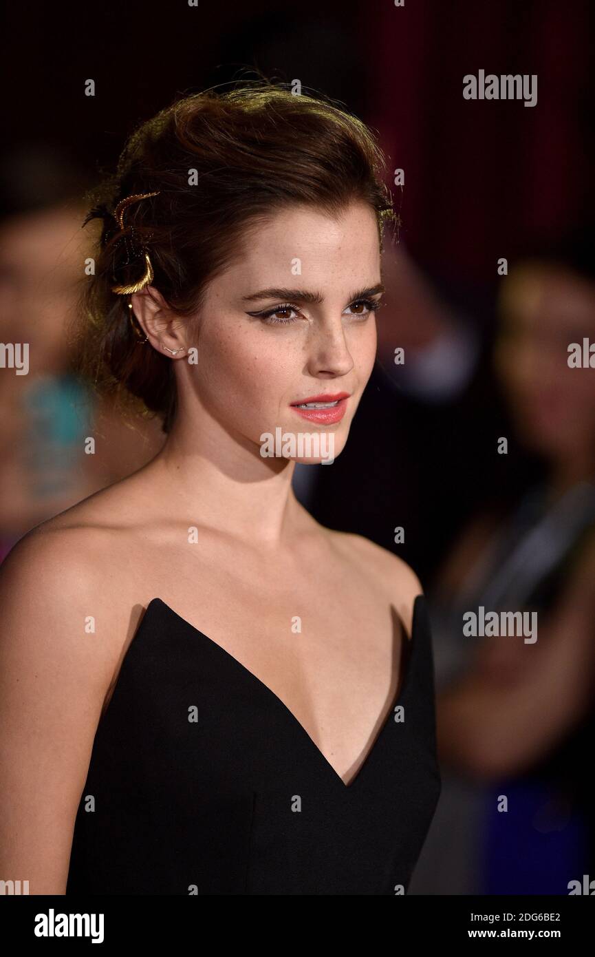 Emma Watson attends the Premiere of Disney's 'Beauty And The Beast' at ...