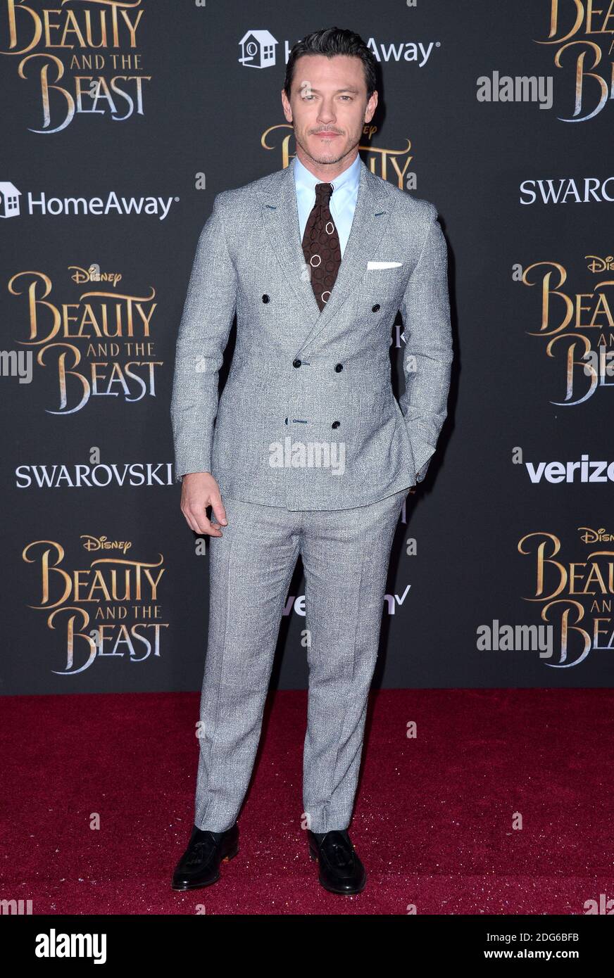 Luke Evans attends the Premiere of Disney's 'Beauty And The Beast' at ...