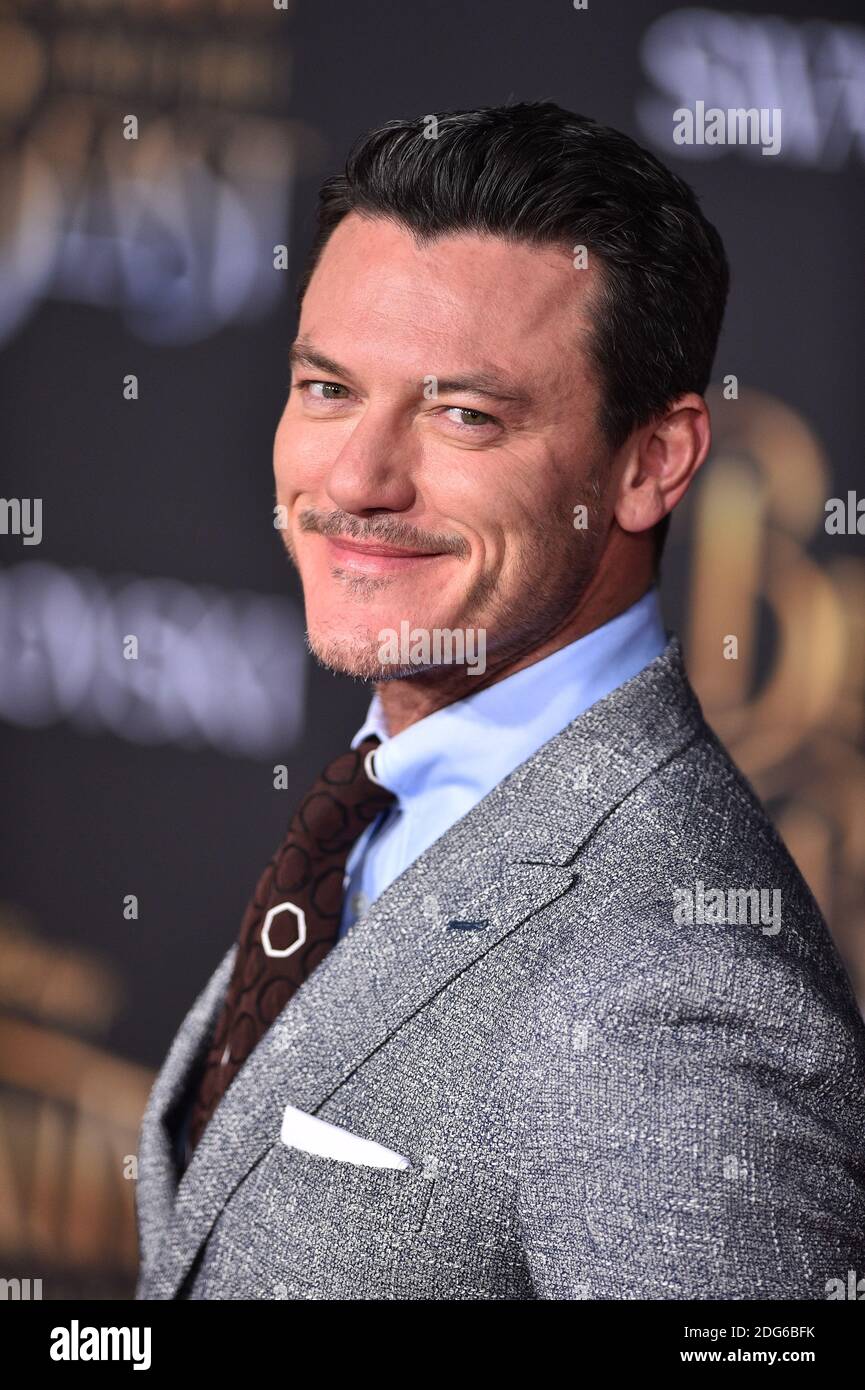 Luke Evans attends the Premiere of Disney's 'Beauty And The Beast' at ...