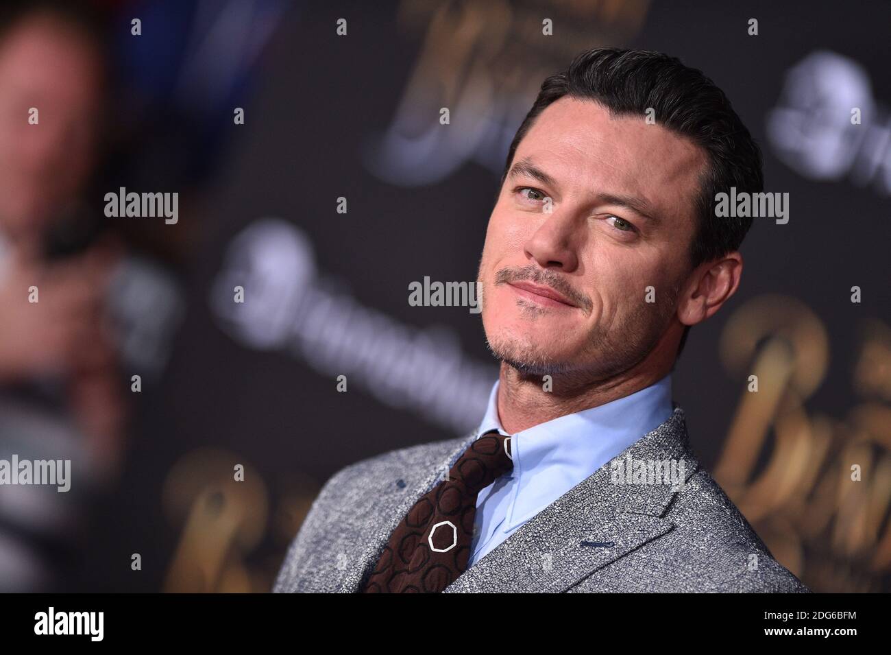 Luke Evans attends the Premiere of Disney's 'Beauty And The Beast' at ...