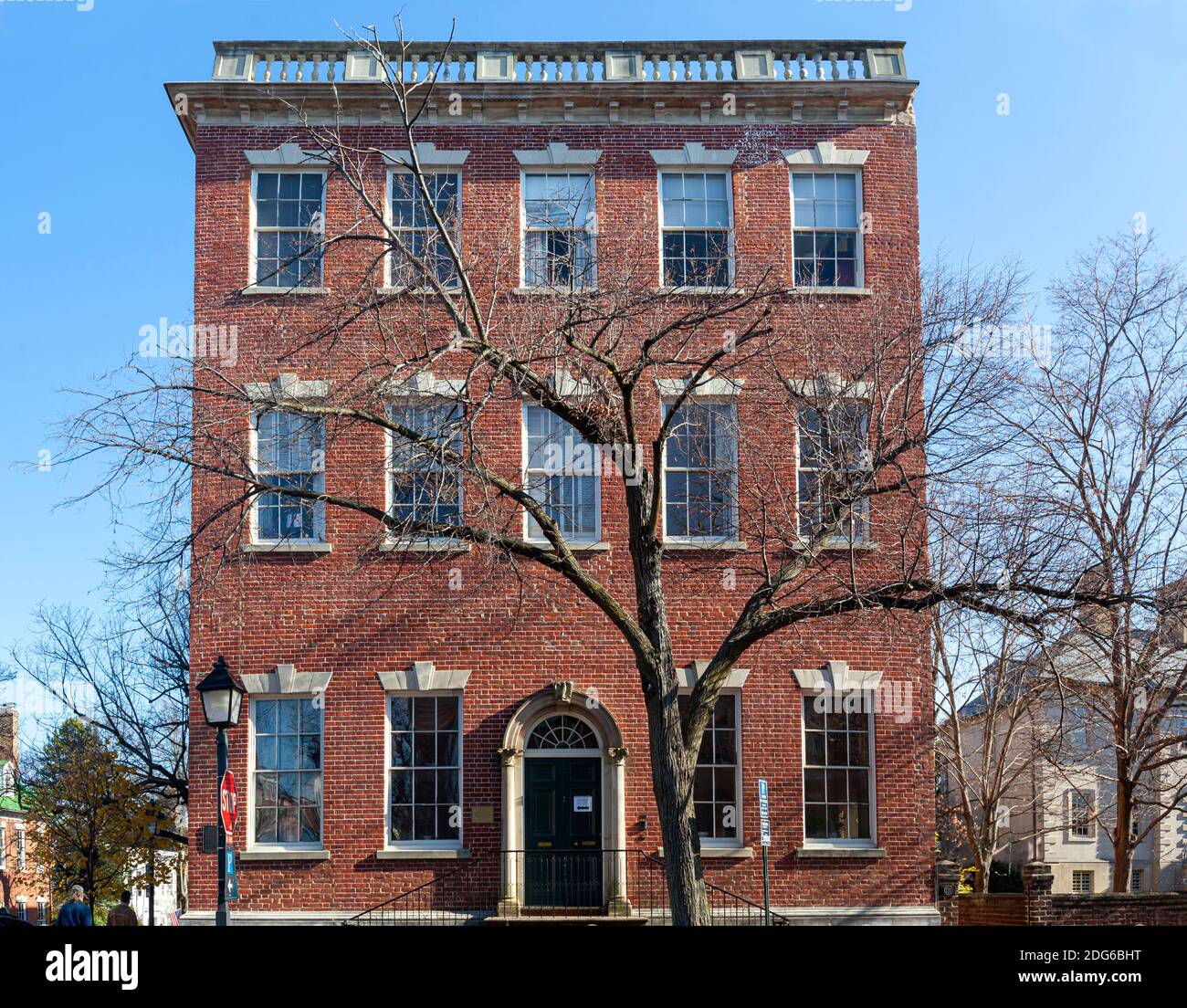 Historic brick building that serves as the City Hall of Alexandria ...