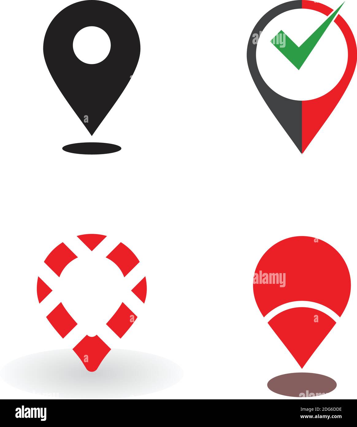 Location point Logo vector template Stock Vector Image & Art - Alamy