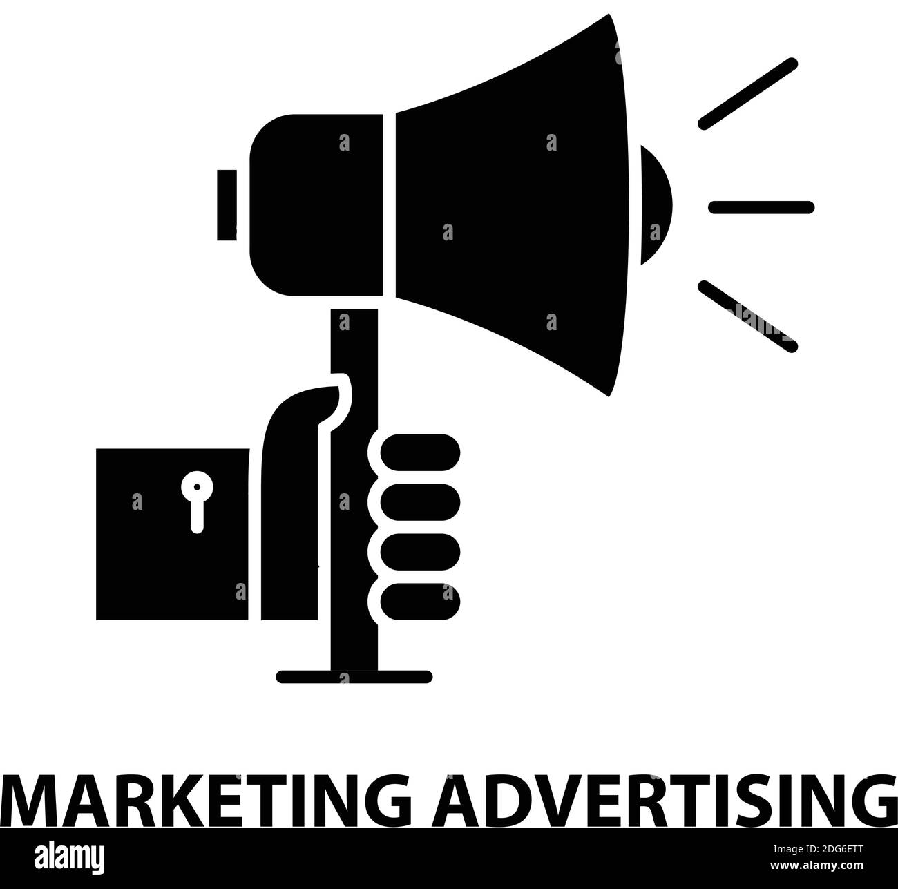 Marketing Icon Png Black