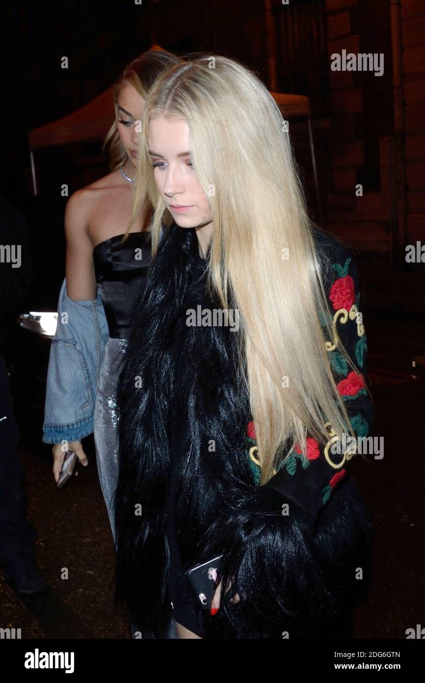 Lottie Moss attending the 'L'Oreal Paris Dinner Hosted By Julianne ...