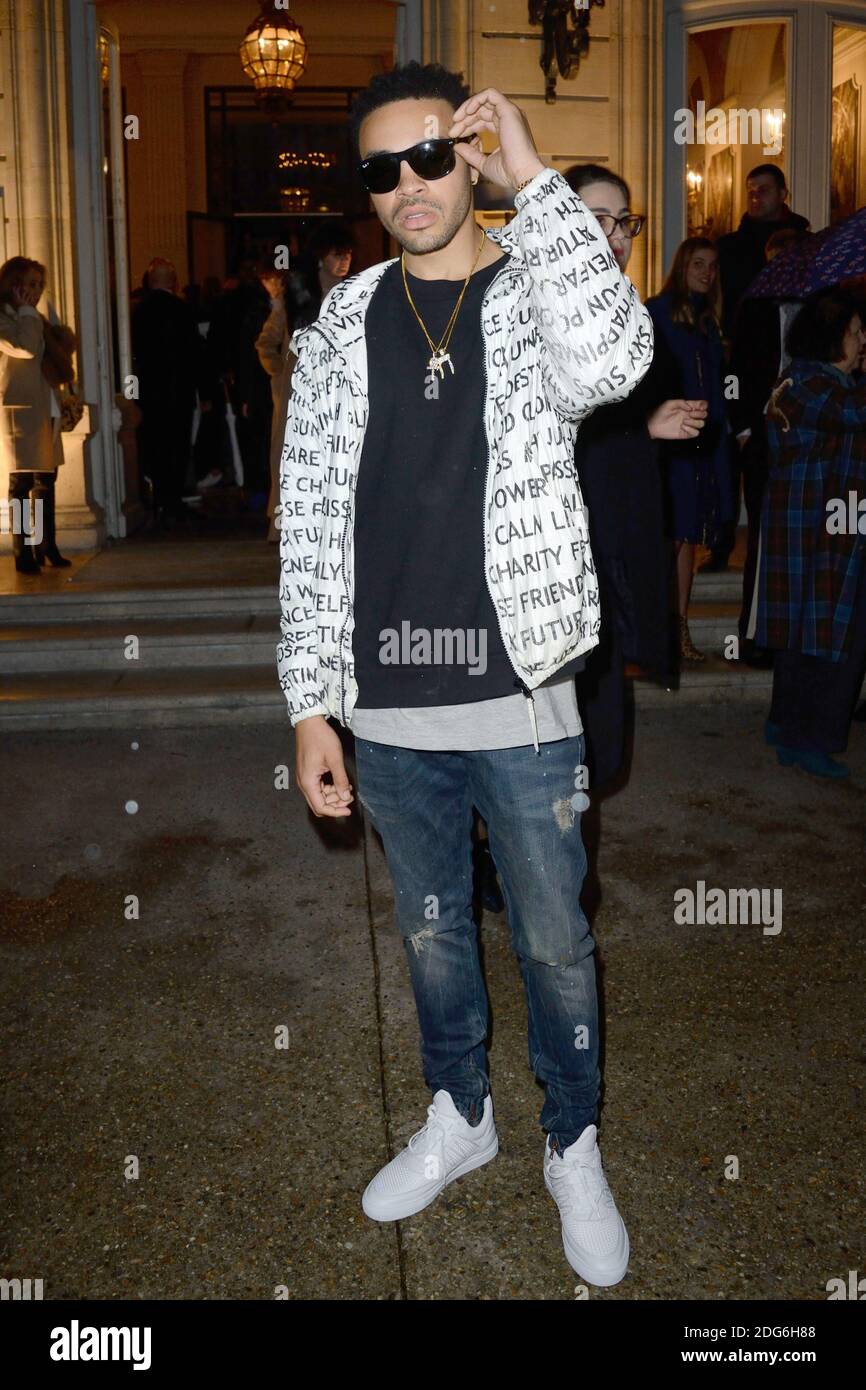 Walshy Fire (Major Lazer) attending the John Galliano show during Paris ...