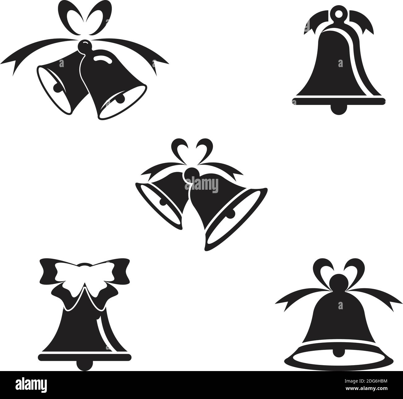 Classic bells vector vectors hi-res stock photography and images - Alamy