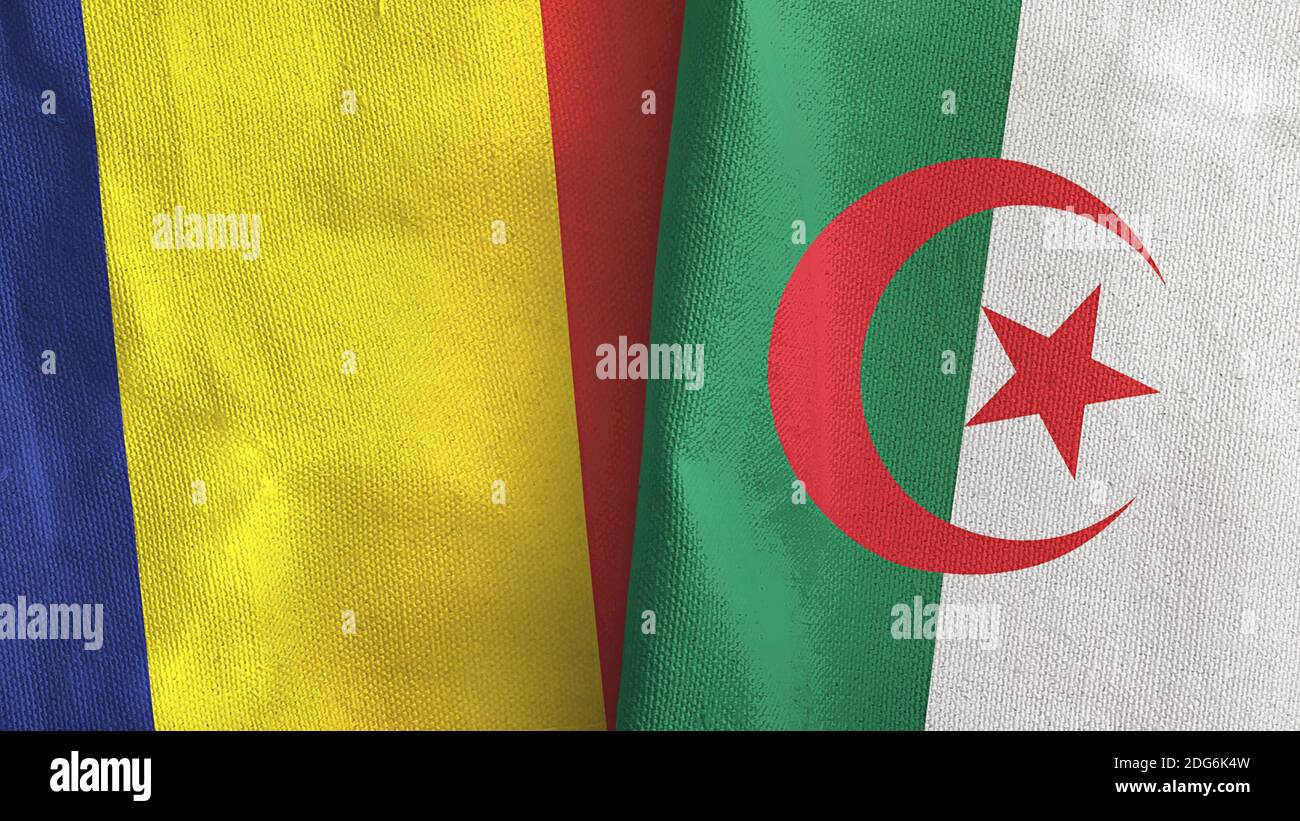 Algeria chad flag hi-res stock photography and images - Alamy