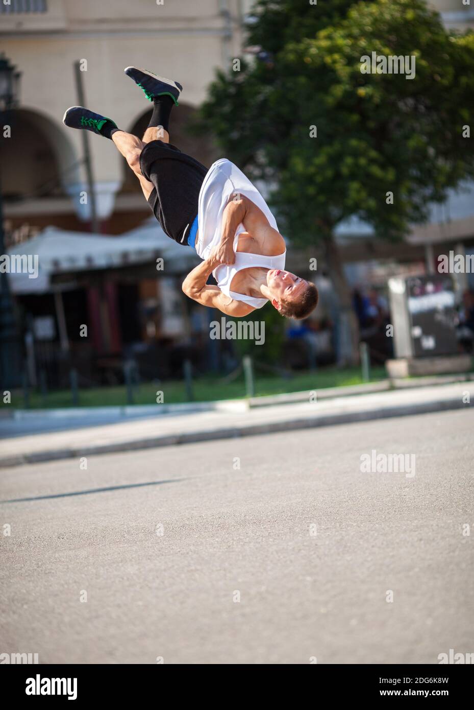 Acrobatic tricks hi-res stock photography and images - Alamy
