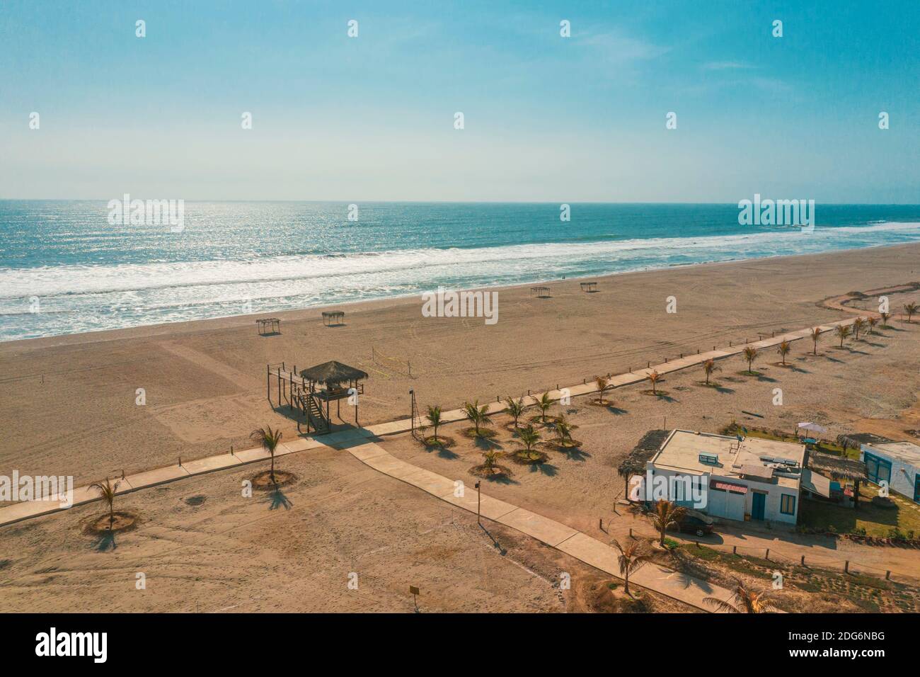Typical Lifeguard tower station, Baywatch tower on the beach Stock ...