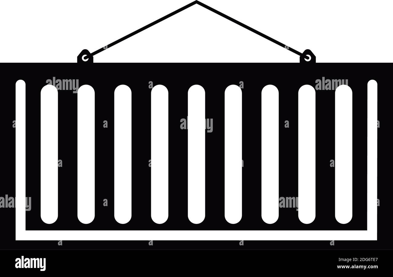 Container ship loading steel Stock Vector Images - Alamy