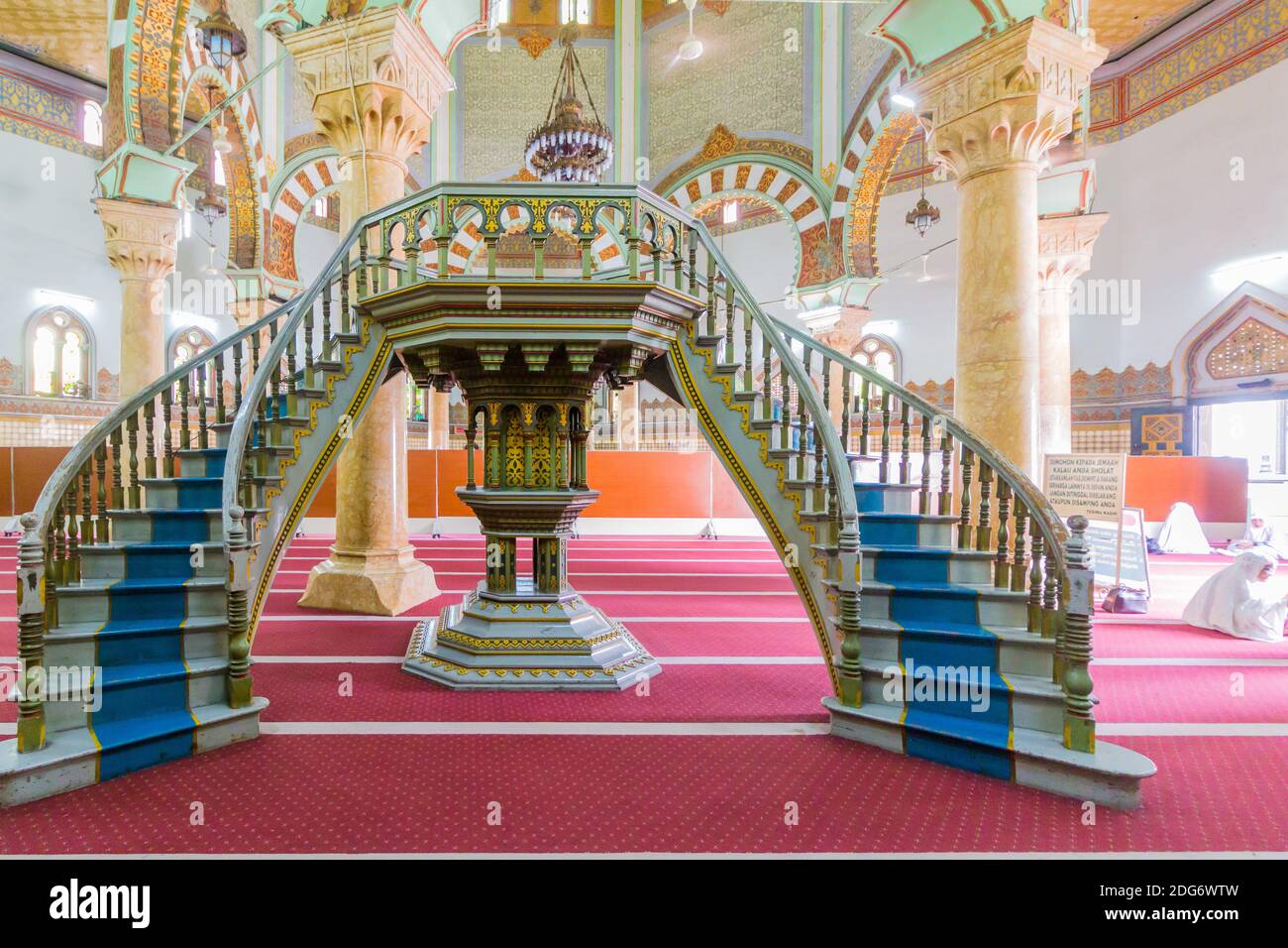 The Grand Mosque of Medan in Sumatra, Indonesia Stock Photo - Alamy