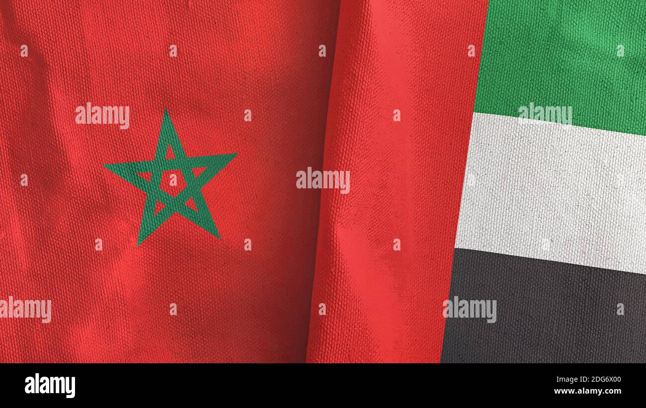 Emirates morocco flag hi-res stock photography and images - Alamy