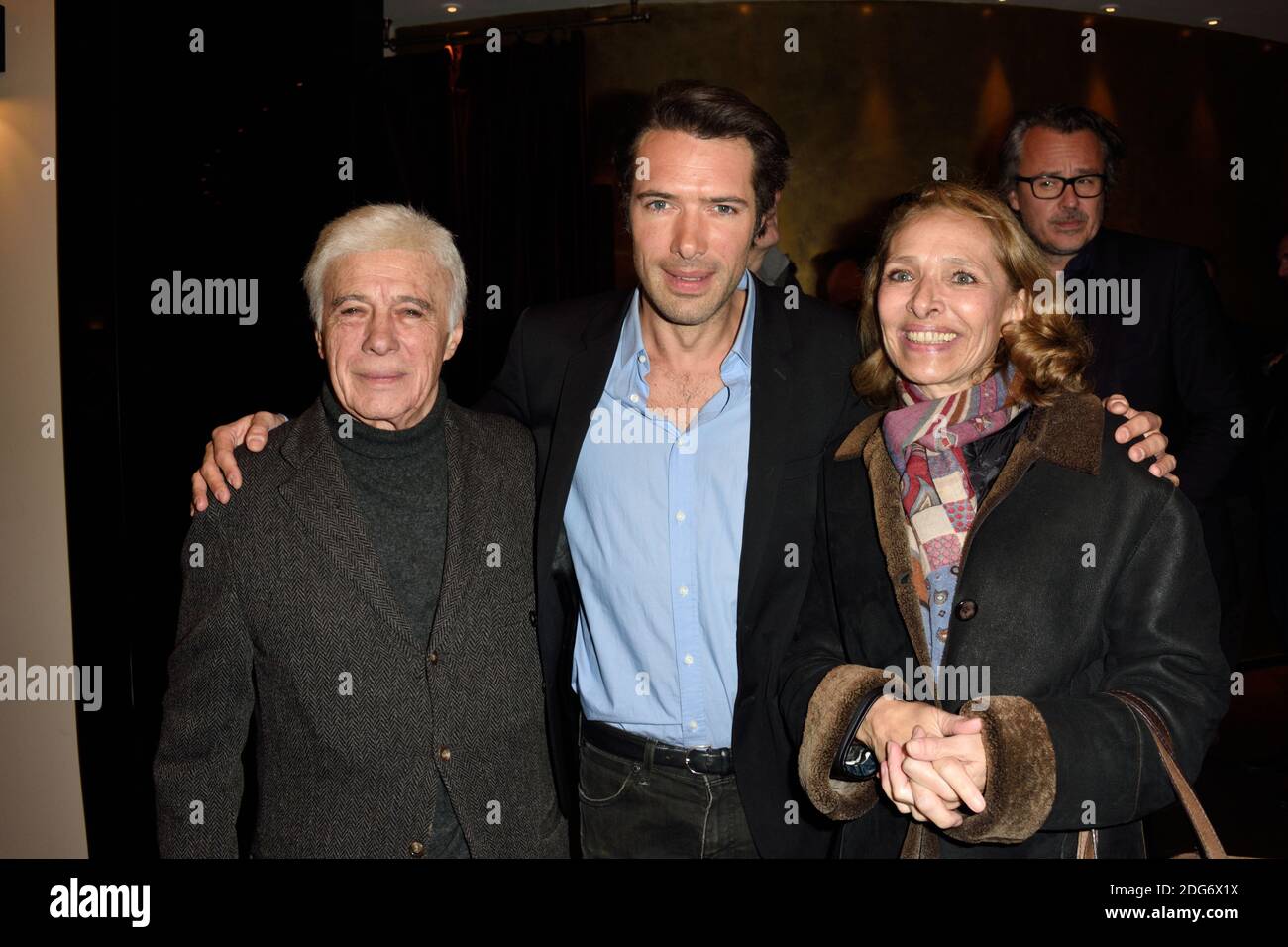 Guy Bedos, Nicolas Bedos, Joelle Bedos assistent a la premiere de ...