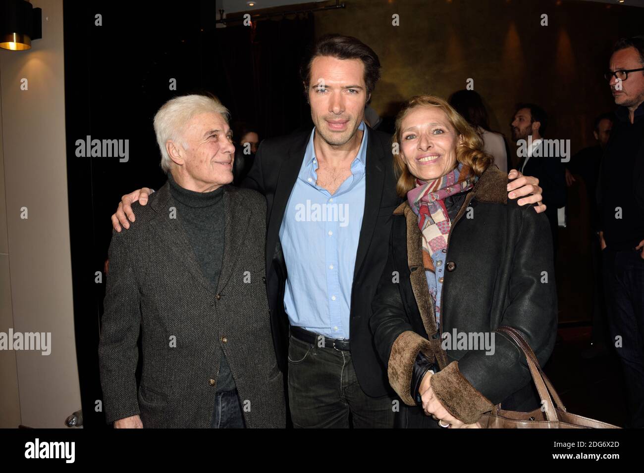 Guy Bedos, Nicolas Bedos, Joelle Bedos assistent a la premiere de ...