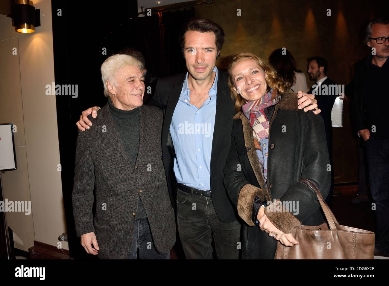 Guy Bedos, Nicolas Bedos, Joelle Bedos assistent a la premiere de ...