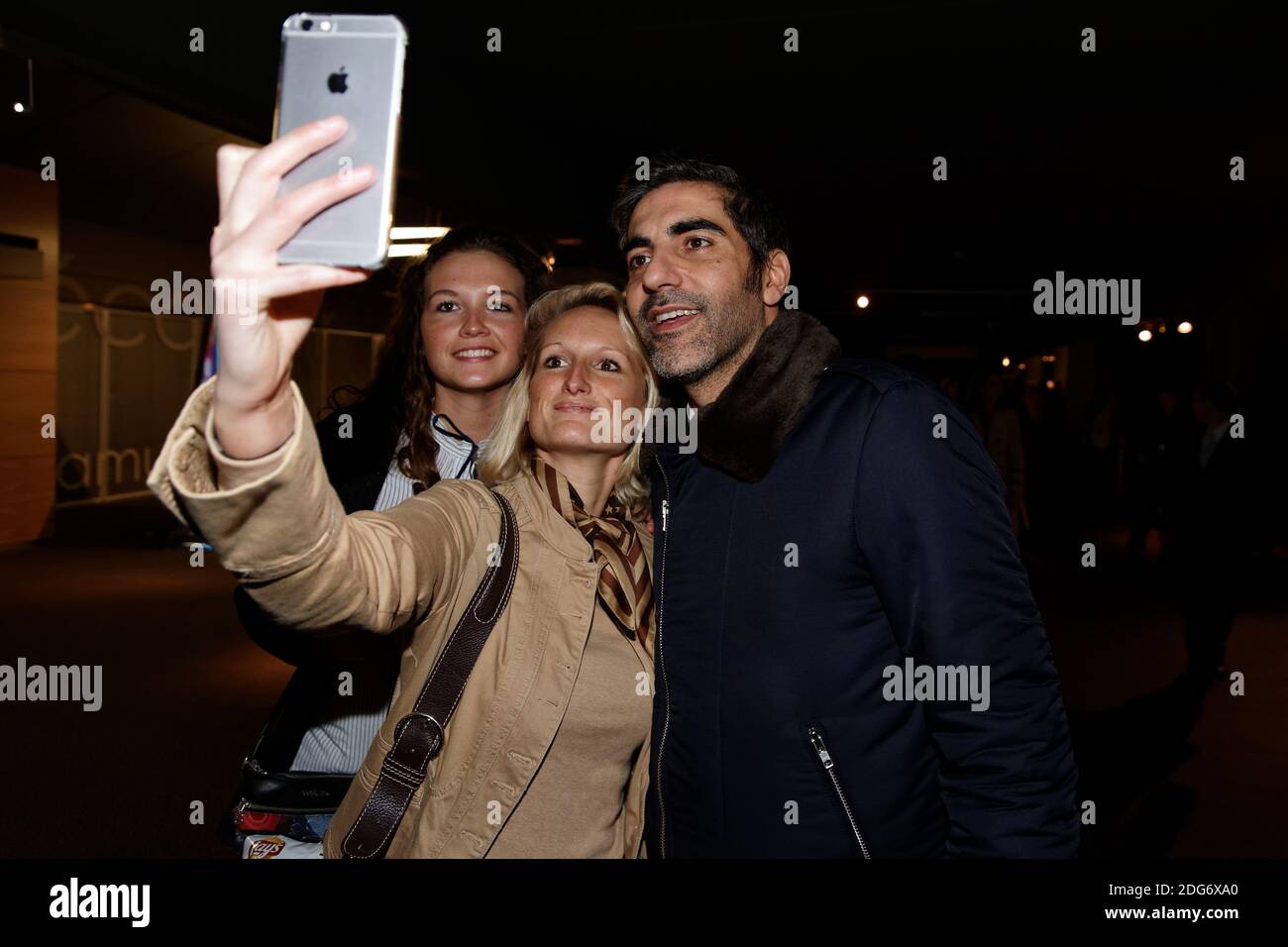 Ary Abittan attending the premiere of A bras ouvertsheld at the ...