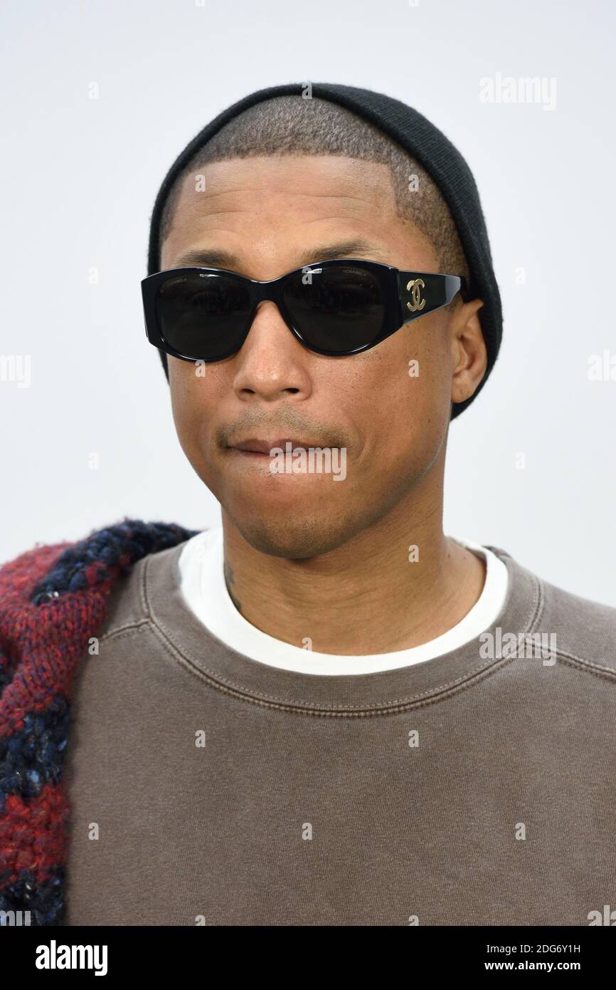 Pharrell Williams attending the Chanel show as part of the Paris ...