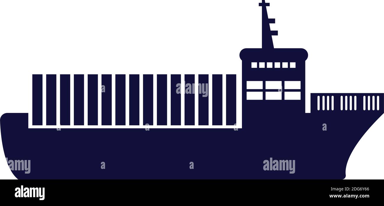 Cargo Ship Cut Out Stock Images & Pictures - Alamy